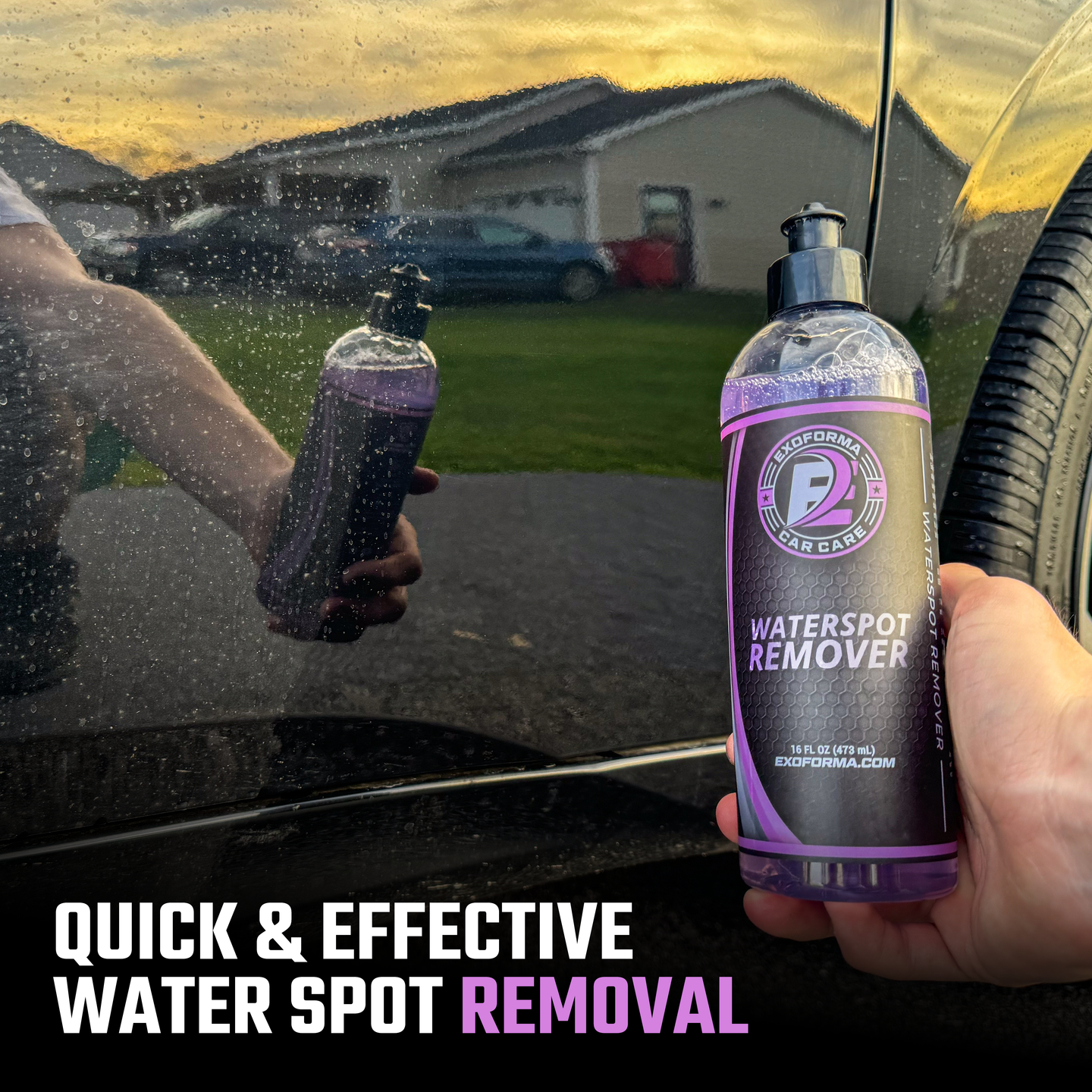 ExoForma Water spot Remover - Reclaim your car's shine